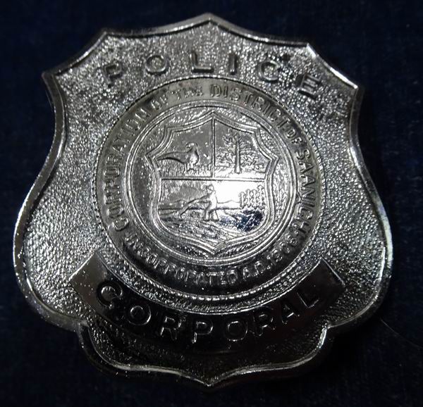 Saanich Police Badge - Corporal - Historical Collectables and Memorabilia